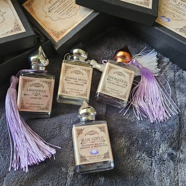 Divination Psychic Intuition Ritual Oil | Prophetic Dreams Spell Oil ...