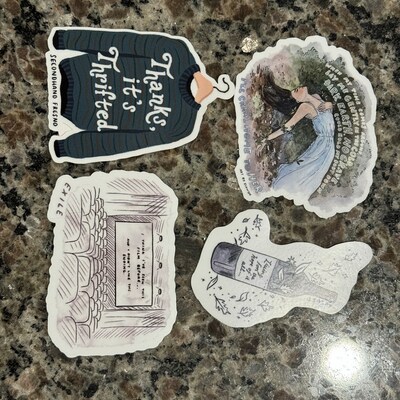 Thanks Its Thrifted Sticker Vintage Sticker Sustainable Clothing ...