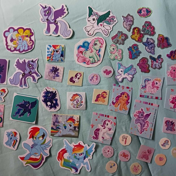 My Little Pony Stickers Pack Customizable - Etsy