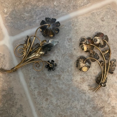 Swarovski Vintage Gold Bow Swan Mark Brooch - Etsy