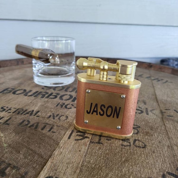 Cigar Lighter Personalized – Custom Engraved Luxury Vintage Design ...