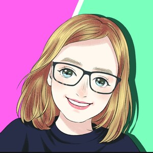 Custom Anime Cartoon Portrait Digital Illustration | Etsy