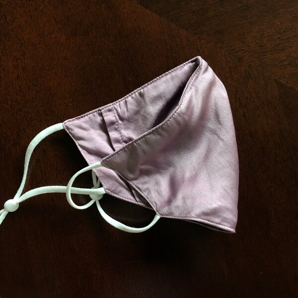Anti-maskne Mask Hypoallergenic Face Mask 3 Layer 100% Mulberry Silk ...