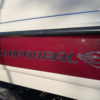 Chaparral Boat Emblems 32 Chrome FREE FAST Delivery DHL Express ...