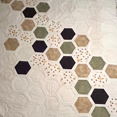 The Honeycomb Quilt PDF Pattern - Etsy