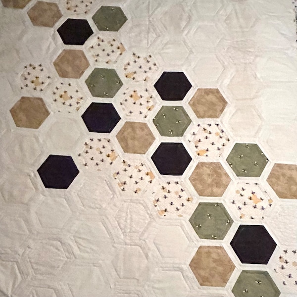 The Honeycomb Quilt (PDF Pattern) - Etsy