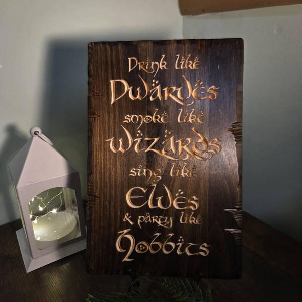 Two Rings to Bind Them Sign Engraved Rustic Wood Wedding Sign With ...