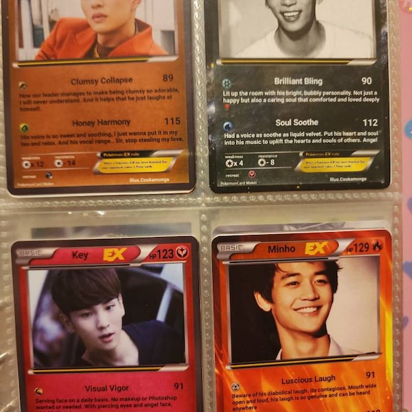 Monsta X Pokèmon Cards - Etsy