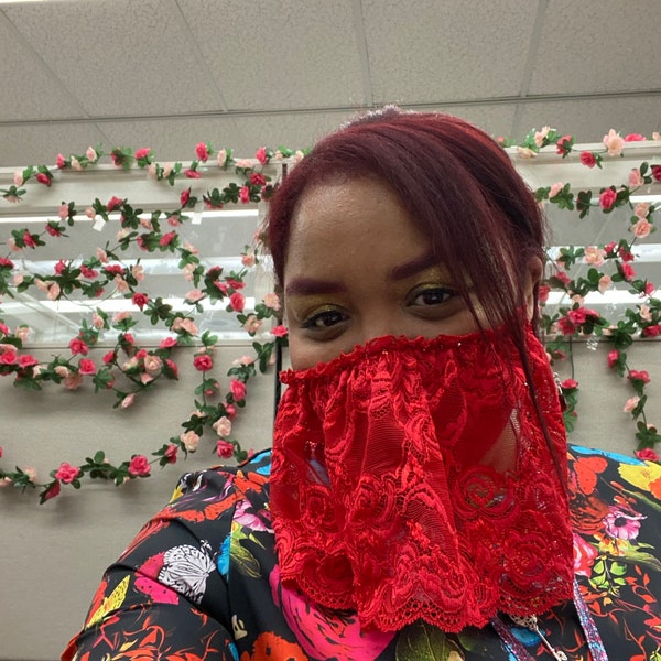 Chiffon Face Veil With Golden Coins/belly Dancer Mask/muslim Veil/harem ...