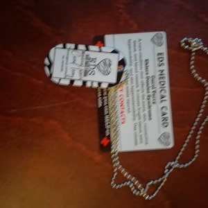 Pots Medical Card Package, Pots Syndrome, Pots Awareness Wallet Insert ...