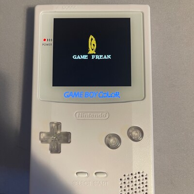 The Latest Tech Gameboy Color GBC Black Shell logo Color Can - Etsy