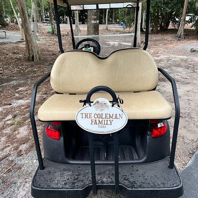 Disney Golf Cart Sign 12 Custom Sign - Etsy