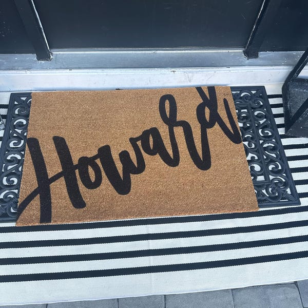 Extra Large Personalized Name Doormat,large Last Name Personalized ...