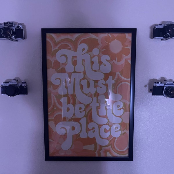 Vintage Camera Floating Wall Mount Bracket - Camera Lovers Gift Stand ...