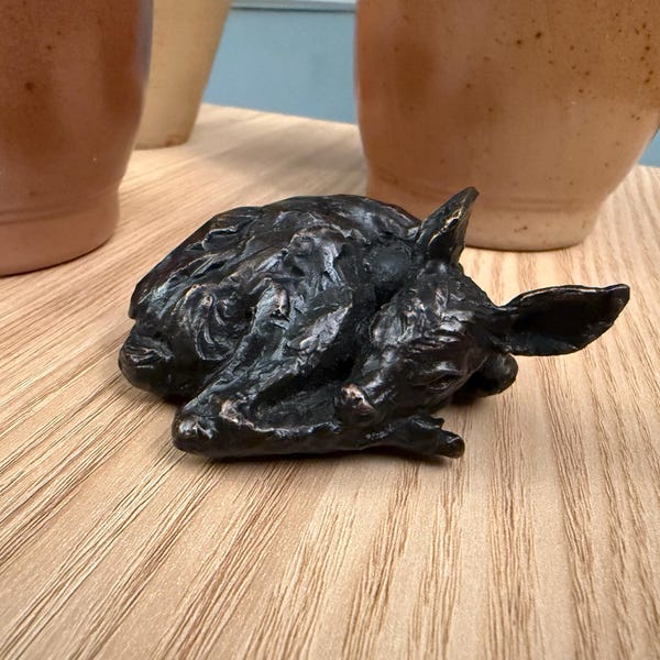 Fragile Life, Figure With Bee Statue | Large Bronze Ornament | Bronze ...