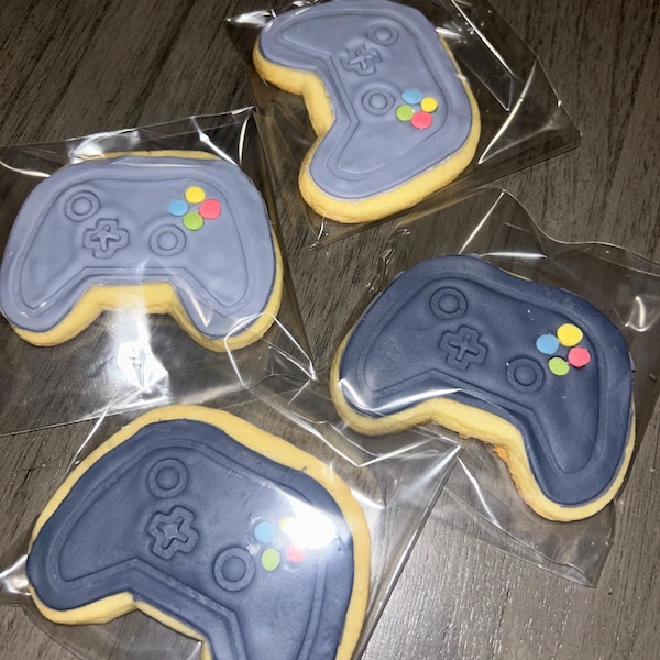 Video Game Controller Cookie Cutter | Cookie Stamp | Cookie Embosser ...