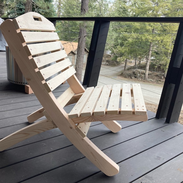 Collapsible Chair Plans Outdoor Furniture DIY Folding Chair Patio ...
