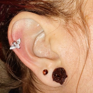 Red Butterfly Septum Ring/septum Piercing/cartilage - Etsy