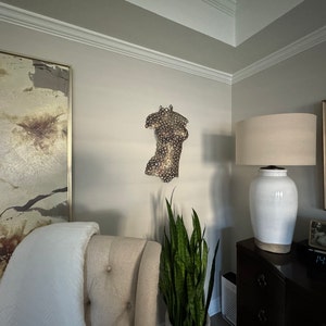 Sila: Abstract Metal Lace Sculpture, Elegant Silver Art, Modern Home ...