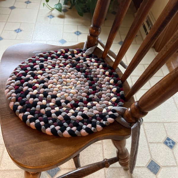 Custom Order Hit or Miss Pattern Oval Braided Wool Rug - Etsy