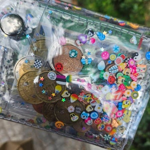 Compact Wallet, Vinyl Jelly Pocket, Easy to Disinfect, Minimalism Money ...