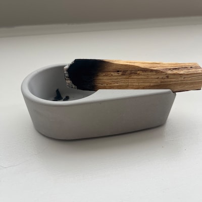 Palo Santo Holder, Cement Dish, Minimalist Home Decor, Concrete Sage ...