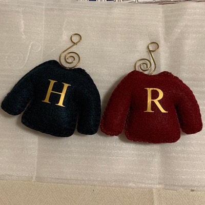 Harry Potter and Ron Weasley Christmas Sweater Tree Ornaments Set - Etsy
