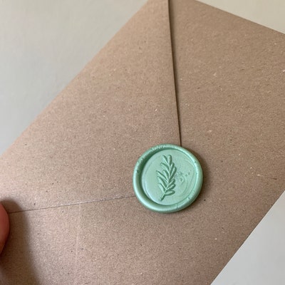 Love Self Adhesive Wax Seals Hunter Green Wax Seal Sage - Etsy UK