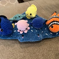 PATTERN PACK - Mega Ray and 7 Sea Friends Patterns - Ray, Angelfish ...