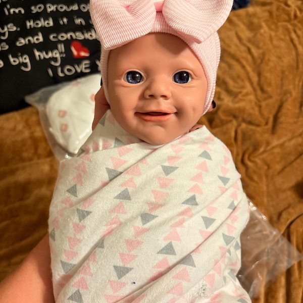 Lifelike Reborn Baby Doll 20” 2 to 8 Pounds Weighted Newborn Baby Girl ...