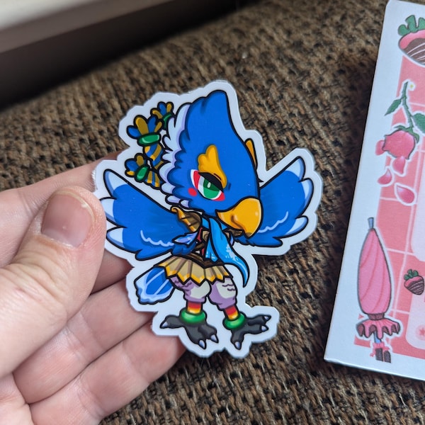Chibi Revali Vinyl Sticker | Legend of Zelda Breath of the Wild Age of ...