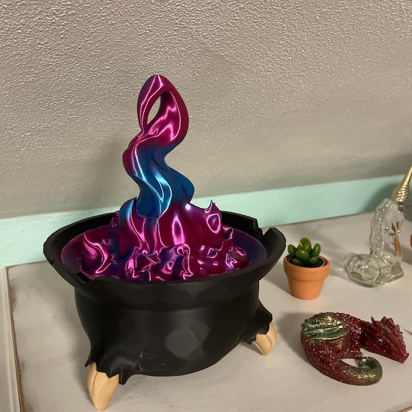 LED Cauldron | Color-changing Halloween Decor | Wireless, Battery ...