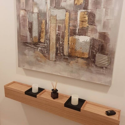 Floating Console Table floating Shelf Floating Wall Cabinet - Etsy