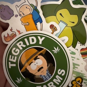 10-200 PCS Vinyl Waterproof Weed Stickers for Adults Cool Funny DIY ...