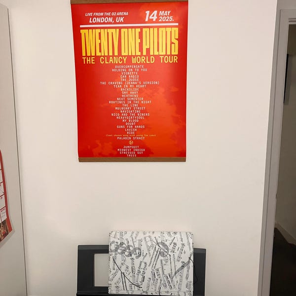 Central Cee 2025 UK Setlist Poster Print – Live Concert, Gig ...