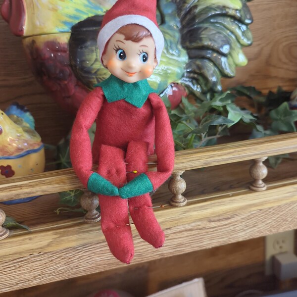 Christmas Elf Pattern - How to Make an Elf Doll - PDF Tutorial Sewing ...
