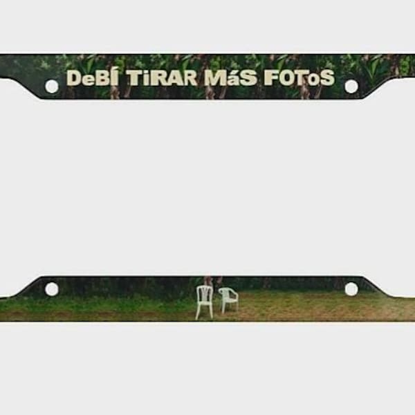 Rauw Alejandro Fox License Plate Frame (BLACK), Rauwalejandro License ...