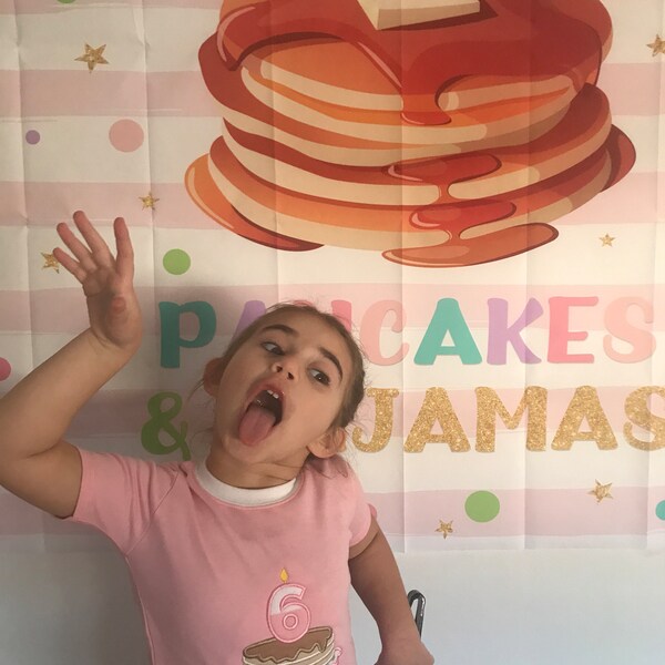 Pancake Pjs- Pancake Pajamas- Birthday Pajamas- Pancake Birthday ...