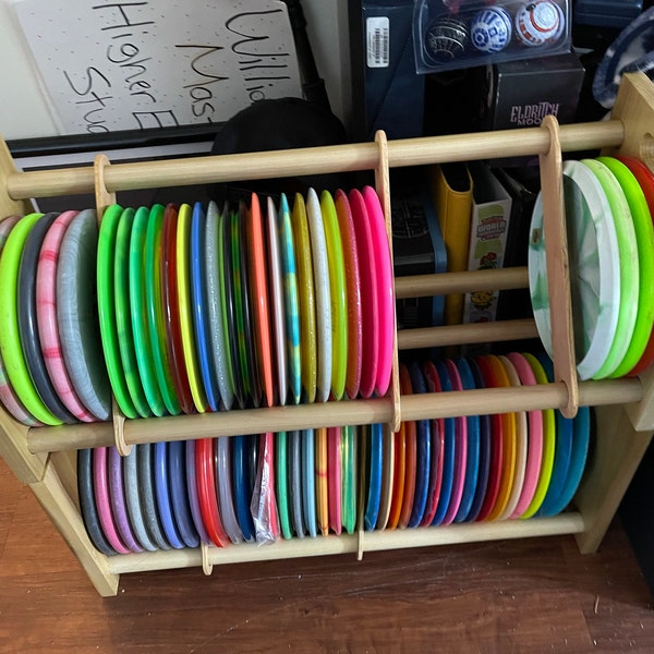 Disc Golf Rack Storage Holder Stackable - Dual - Etsy