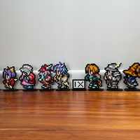 Final Fantasy IX: Perler Bead Sprites Zidane, Garnet, Vivi, Steiner ...