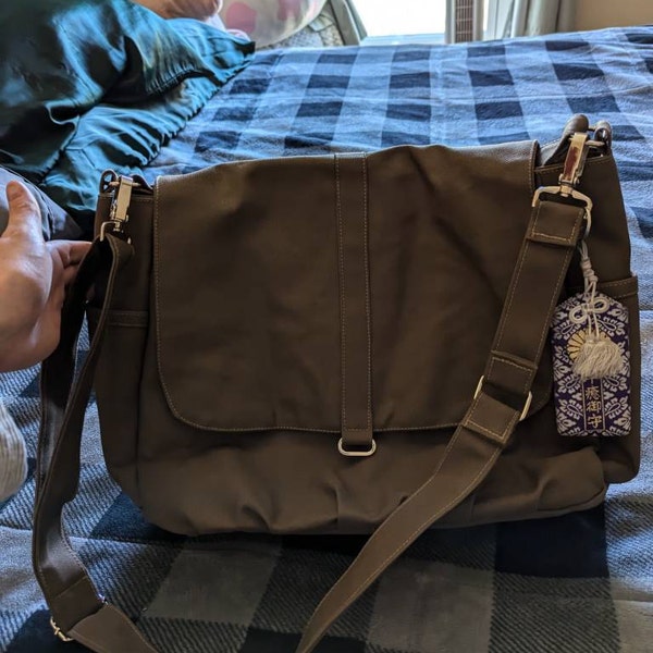 Waxed Canvas Backpack for School , Diaper Bag Backpack Purse , Teal ...