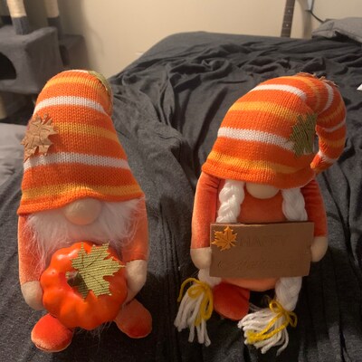 Hello Fall Gnome Handmade Gnome Autumn Gnome Tiered Tray - Etsy