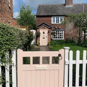 Personalised Painted Wooden Sign for House Garden Gate Outdoor | Etsy