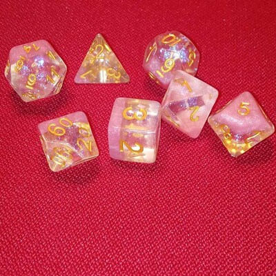 Seashell of Blue Ocean Dice Set for Dungeons and Dragons D&D - Etsy
