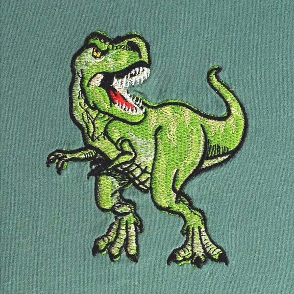 T Rex Dinosaur Tyrannosaurus Machine Embroidery Designs - Etsy