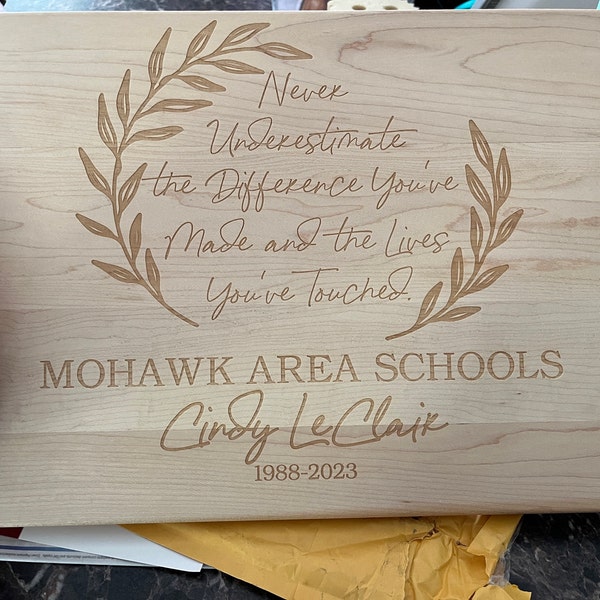 Happy Retirement Cutting Board, Retirement Cutting Boards, Retirement ...