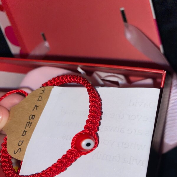 Red String Bracelet. Red Evil Eye Bracelet - Etsy