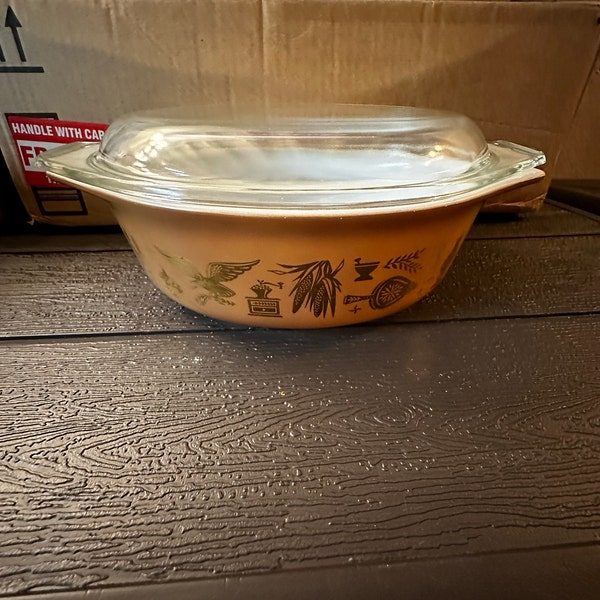 Pyrex Corning Clear Glass Bowls With Blue Ribbons and Flowers Pattern ...