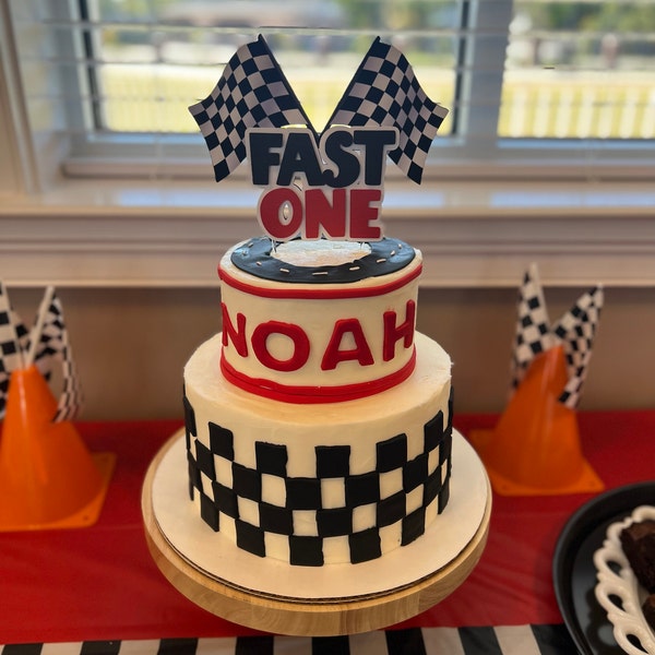 Fast One Cake Topper, Fast One Birthday Party, Fast One Party Decor ...