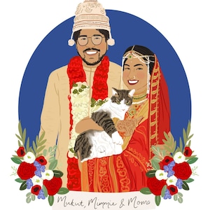 House Portrait, A4 A5 Print, Custom House Illustration, Housewarming ...